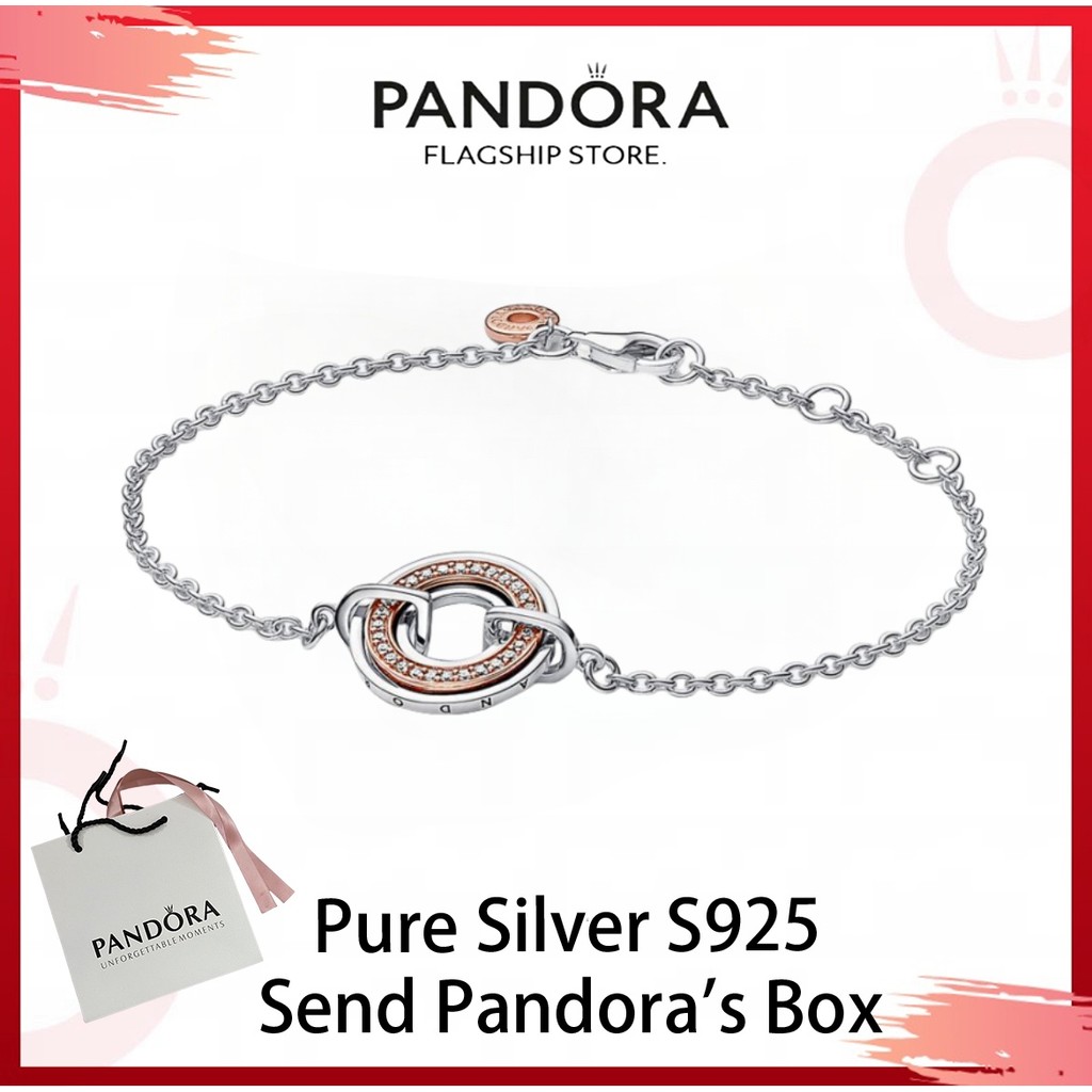 Pandora 100% sterling silver S925 jewelry bracelet gift women's jewelry ...