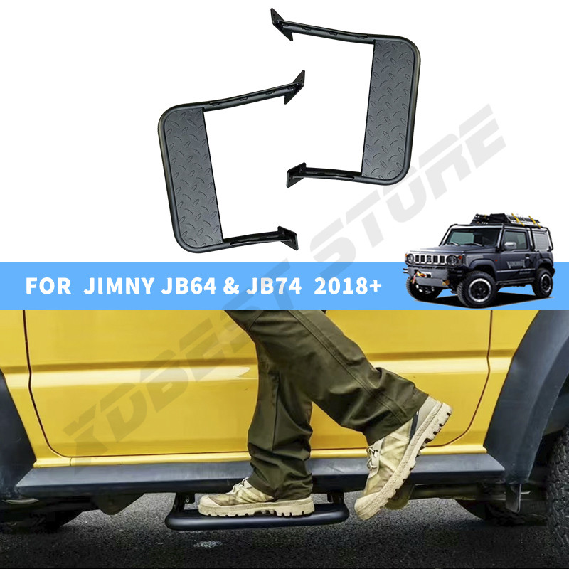 Jimny Accessories Side Step Foot Pedal Running Board mini Sidesteps for ...
