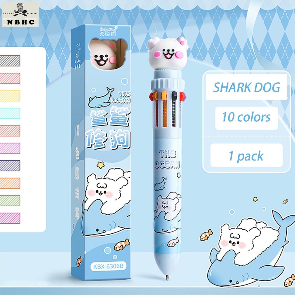 Cartoon Multi-color Ballpoint Pen Efficient and Kid-friendly Design ...