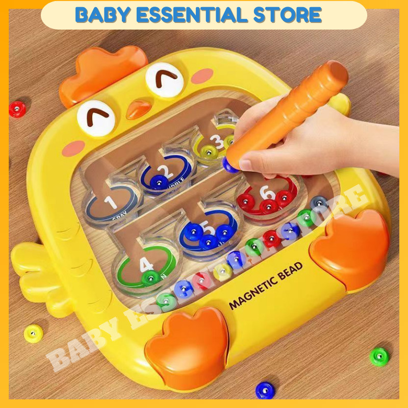 Magnetic Colour and Number Matching Maze Montessori Sorting Game ...