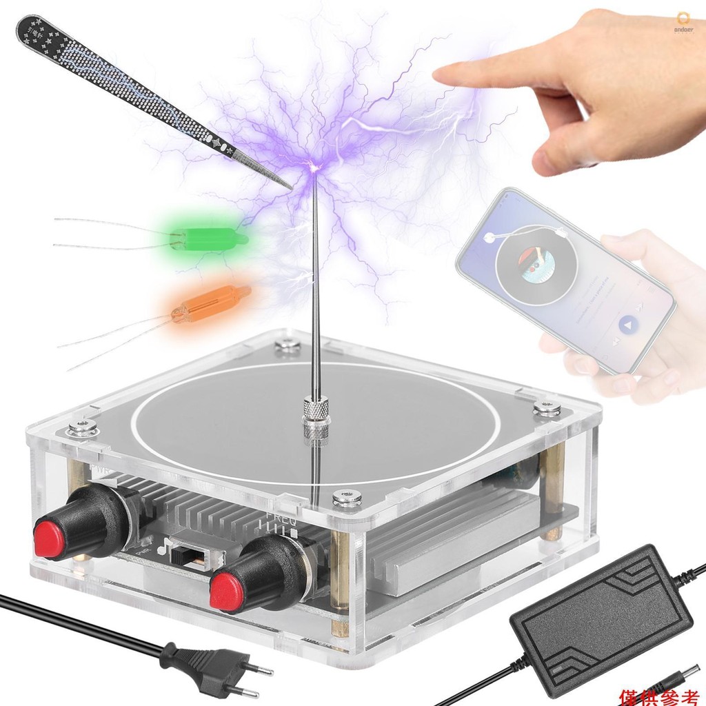 Ado)Portable Handheld Tesla Coil Speaker BT Speaker ArtificialLightning ...