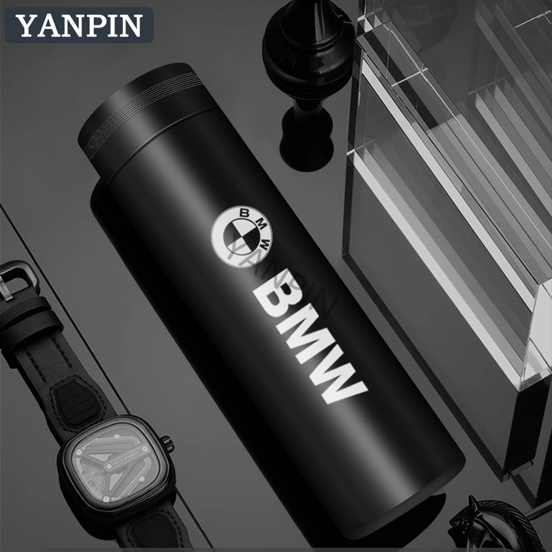 For BMW Car Thermos Mug Temperature Display Thermos Mug Smart Business ...