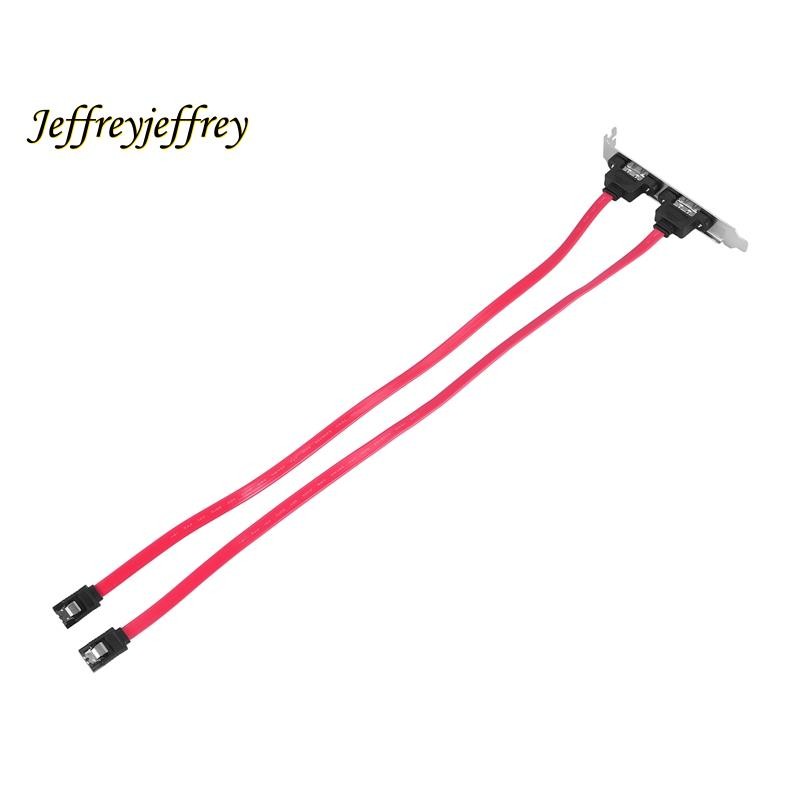Dual Port SATA Serial ATA Cable to ESATA Bracket Adapter Cable | Shopee ...
