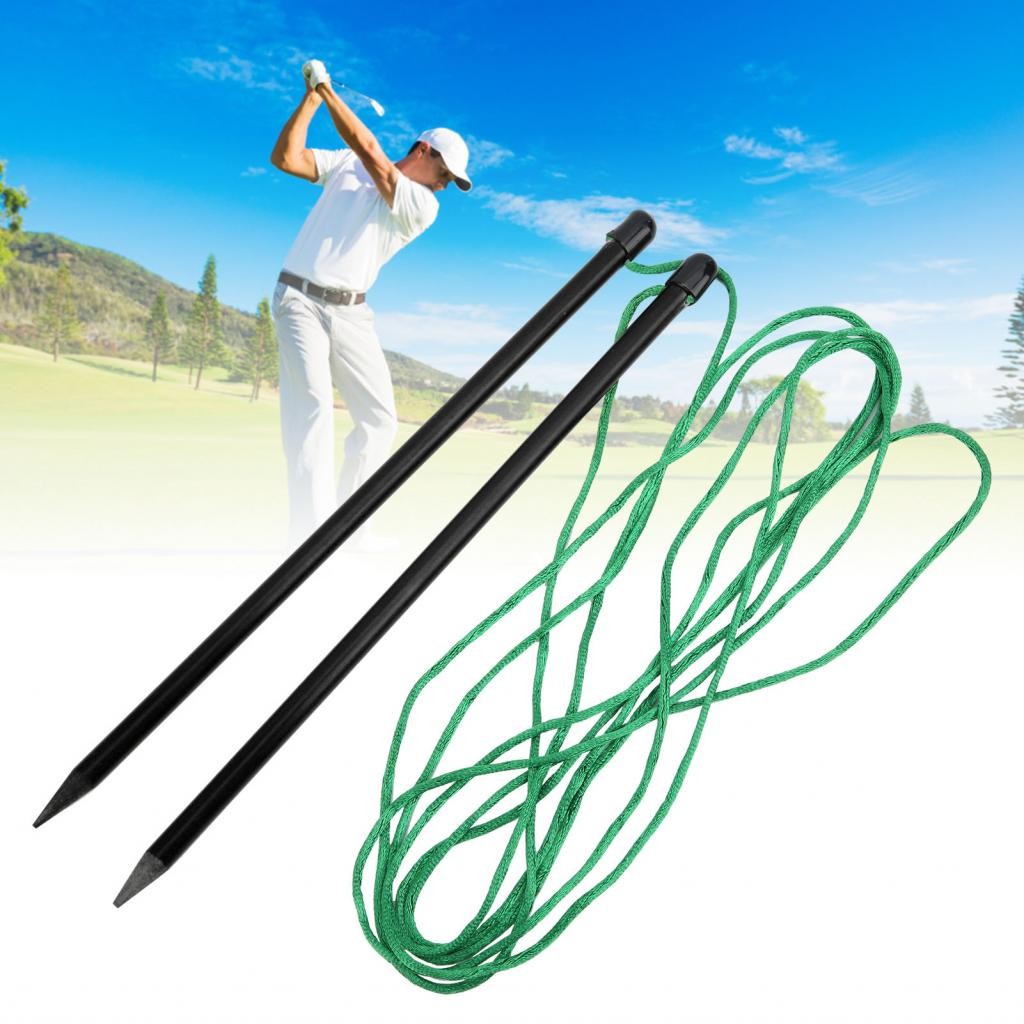 Seashorehouse Golf Putting String Pegs Alignment Sticks Flexible Tube ...