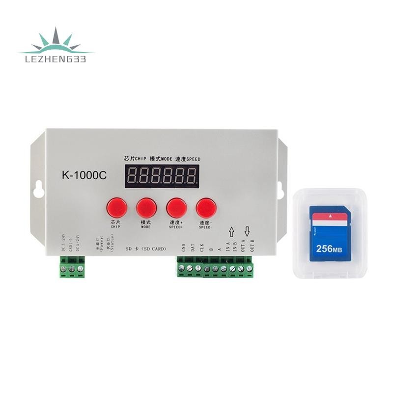 K1000C SD Card Controller RGB Controller WS2801 WS2811 WS2812B LPD6803 ...