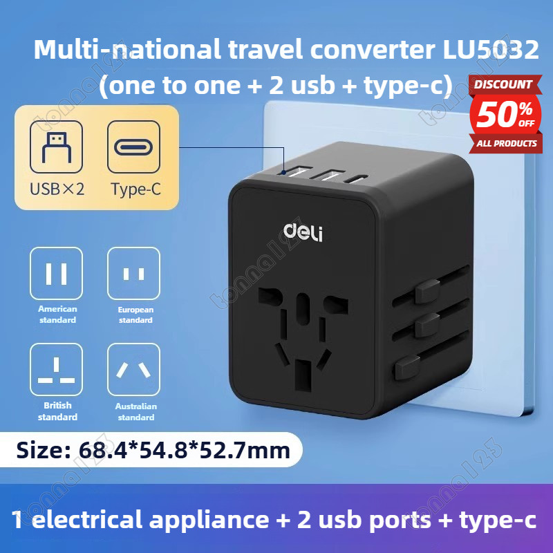 Multi country travel converter[Fast Charging PD20W] global universal ...
