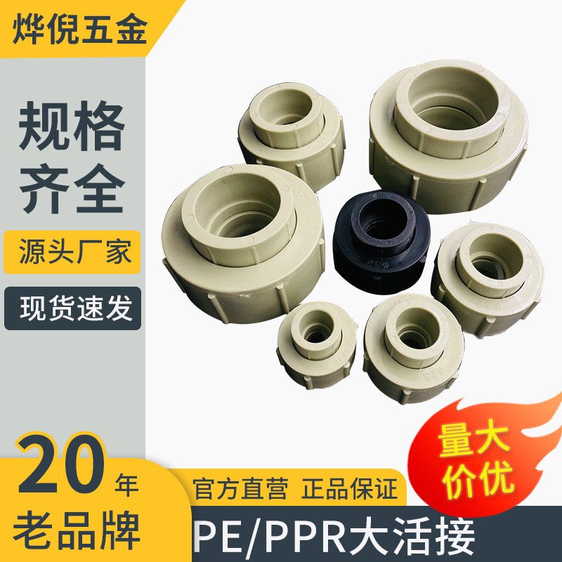 Thickened All-Plastic PPR Large Body Large Movable Connector PPR PE ...