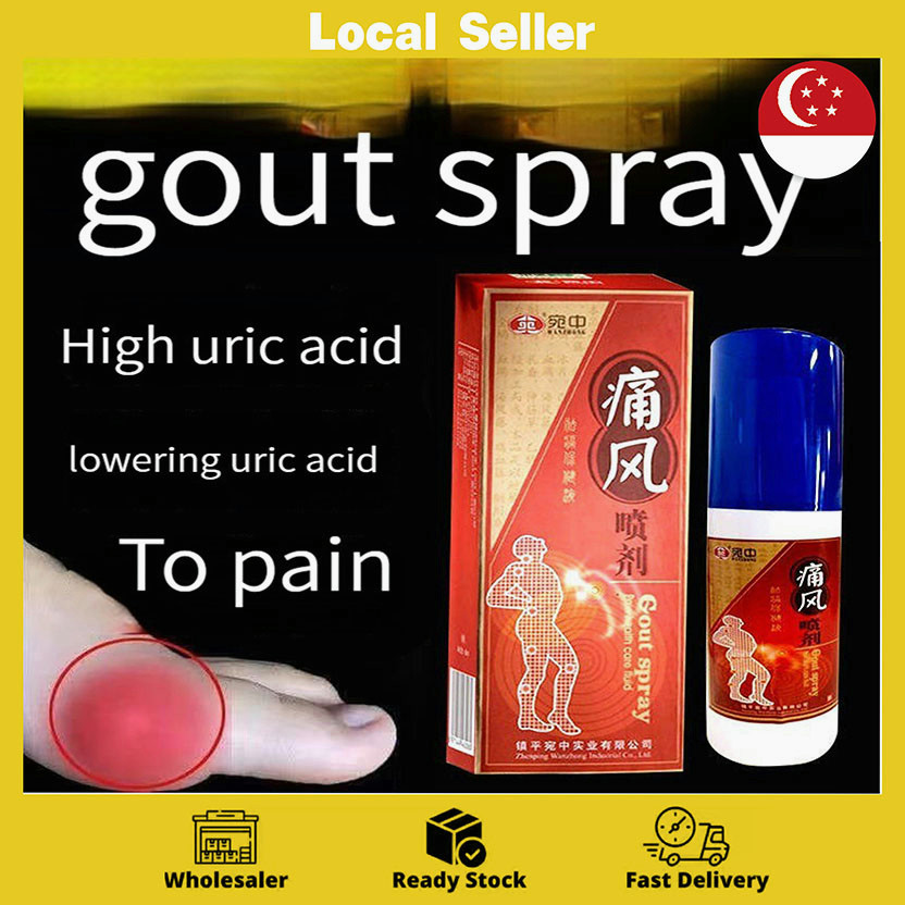 【SG stock】 Gout spray, uric acid,, toe and finger joint swelling and ...