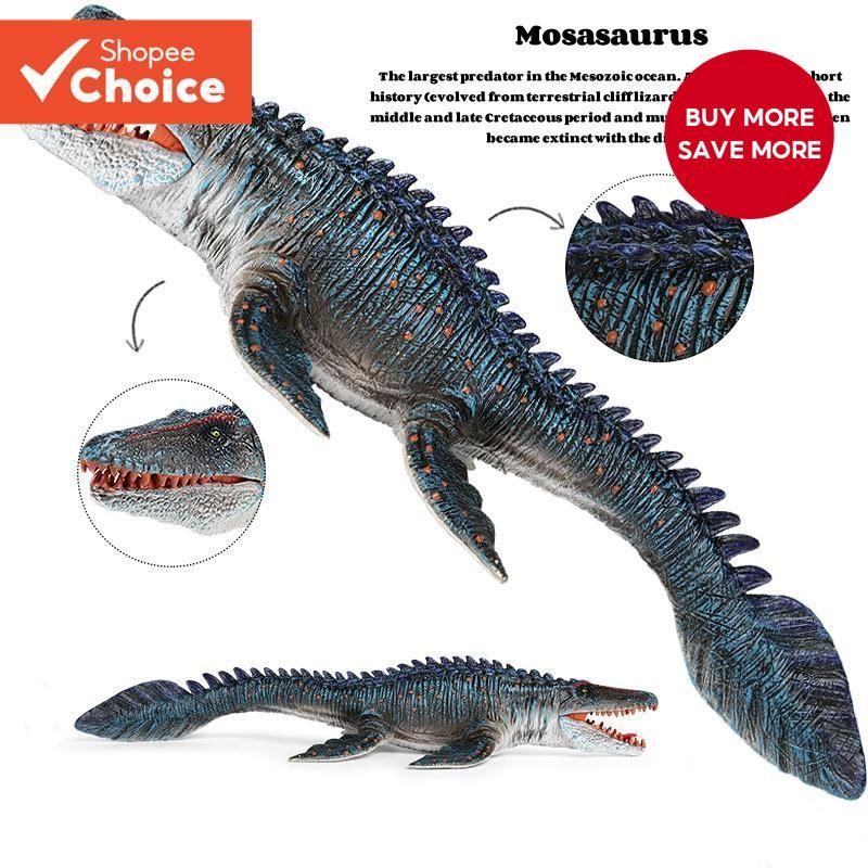 Simulation dinosaur model underwater Mosasaur sea king Mosasaur plastic ...
