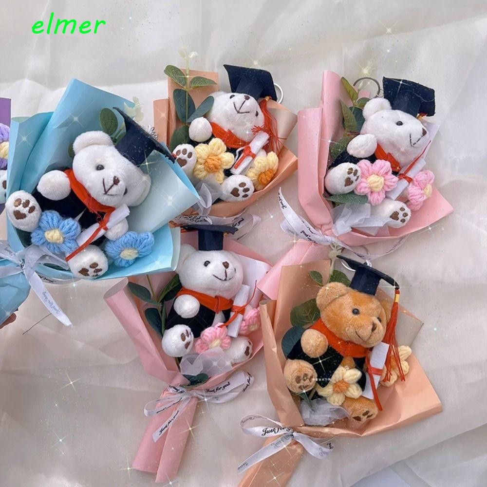ELMER Little Bear Crochet Bouquet, Graduation Season Graduation ...