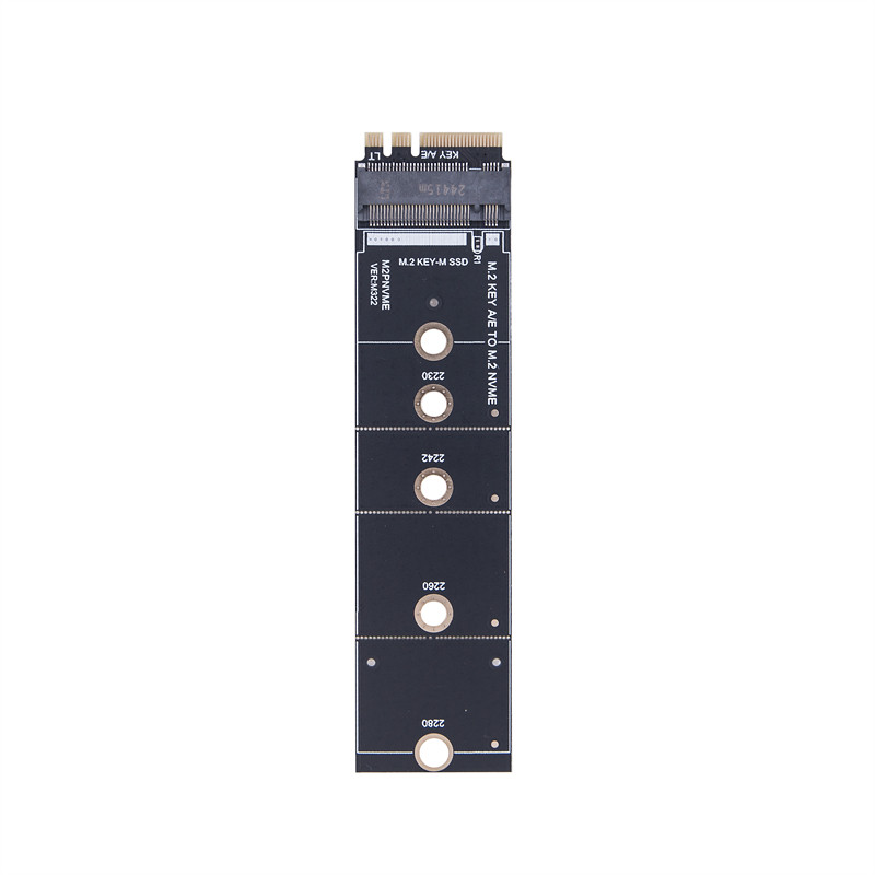 M2 Key A+E to M2 NVME Adapter Convert Card Riser M.2 Wifi Interface A/E ...