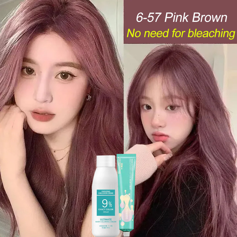 MYPewarna Rambut Hair Colouring Pure plant bubble hair dye shampoo can ...