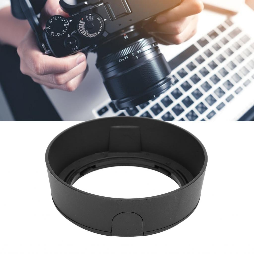 Welcomehome Camera Lens Hood Protective Shade Threaded Internal Anti ...