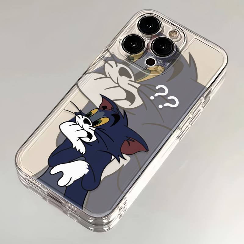 Scary tom cat Tom and Jerry casing transparent Murah good quality Tahan ...