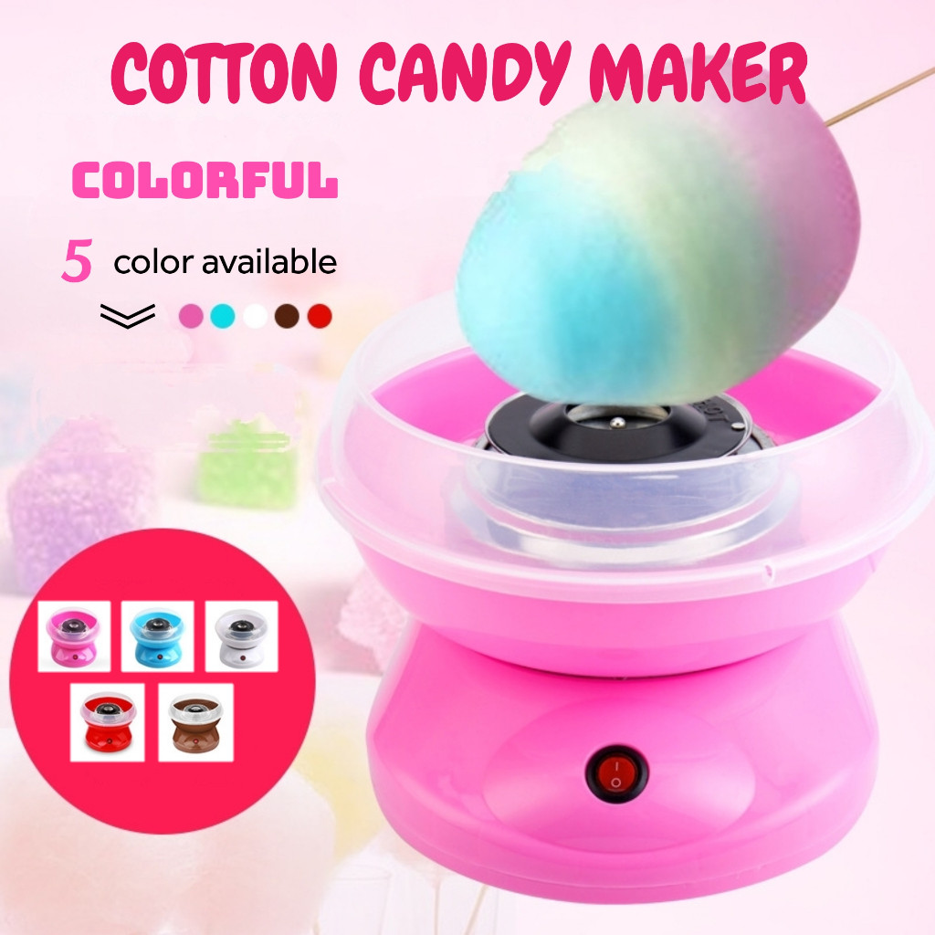 Electric Cotton Candy Maker Mini DIY Sugar Candy Cloud Candy Floss ...