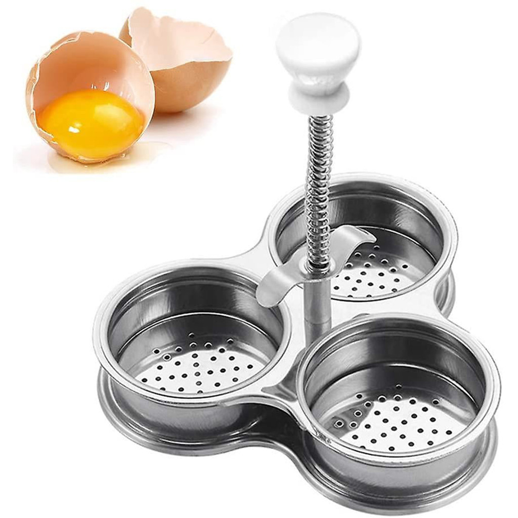 1 Pcs 430 Stainless Steel Poached Egg Cooker Poacher Non-Stick Eggs Cup ...