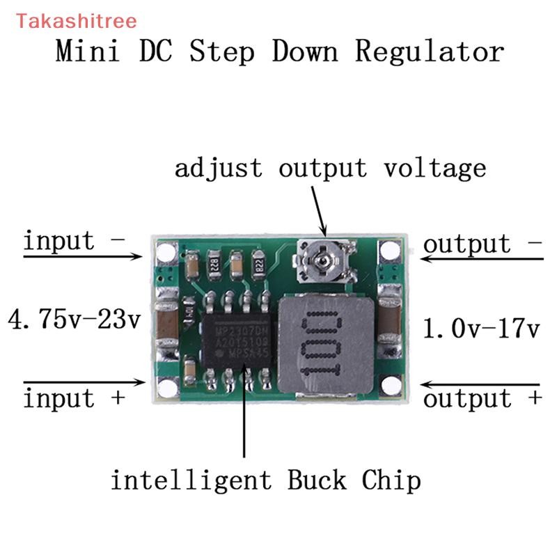 (Takashitree) 3A Mini DC-DC step down converter volt regulator 5V-23V to 3.3V 6V 9V 12V | Shopee ...