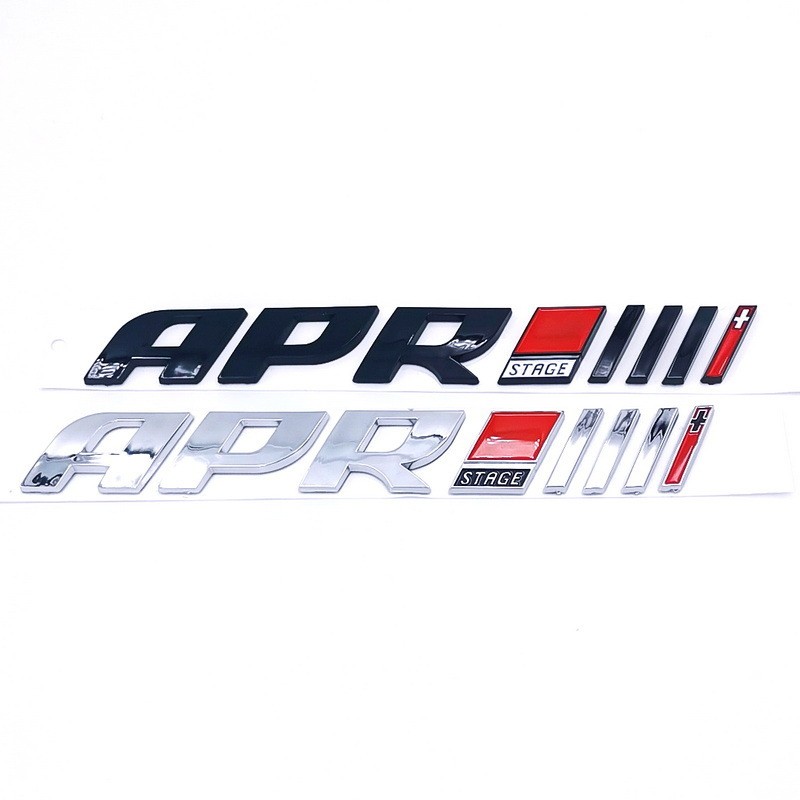 1 Piece Audi Volkswagen Golf 6 Modified APR Trunk Logo Sticker R20 Body ...