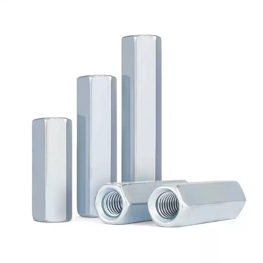 Galvanized Hex Coupling Nut Long Nut Thread Rod Joint M10/M12/M14/M16 ...