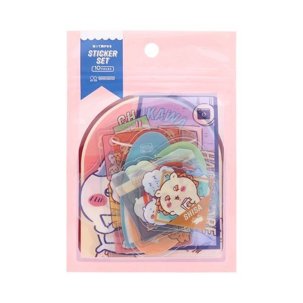 sun-star Re-Stickable Sticker Set/Jii Kawai/Pink/Comic Scene eslite ...