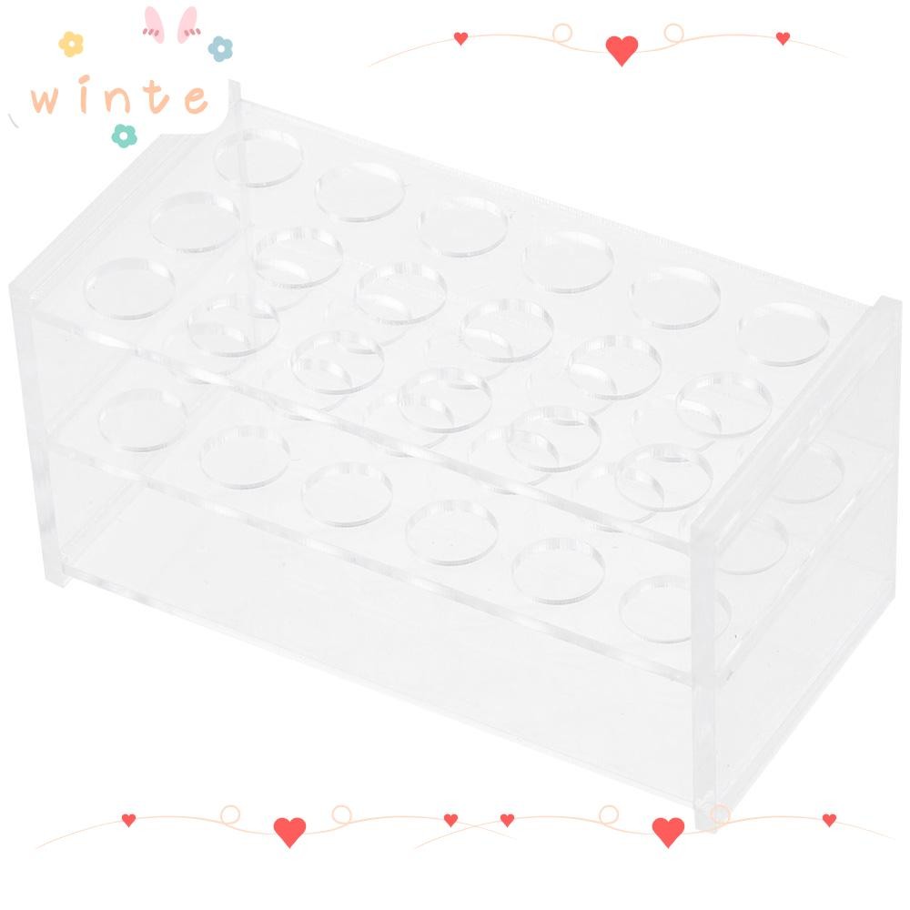 WINTE Test Tube Rack Holder, Acrylic Lab Stand, Durable 10ml,15ml 18 ...