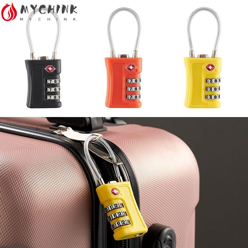CHINK 3 Digit Combination Lock, Padlock Anti-theft Customs Password ...