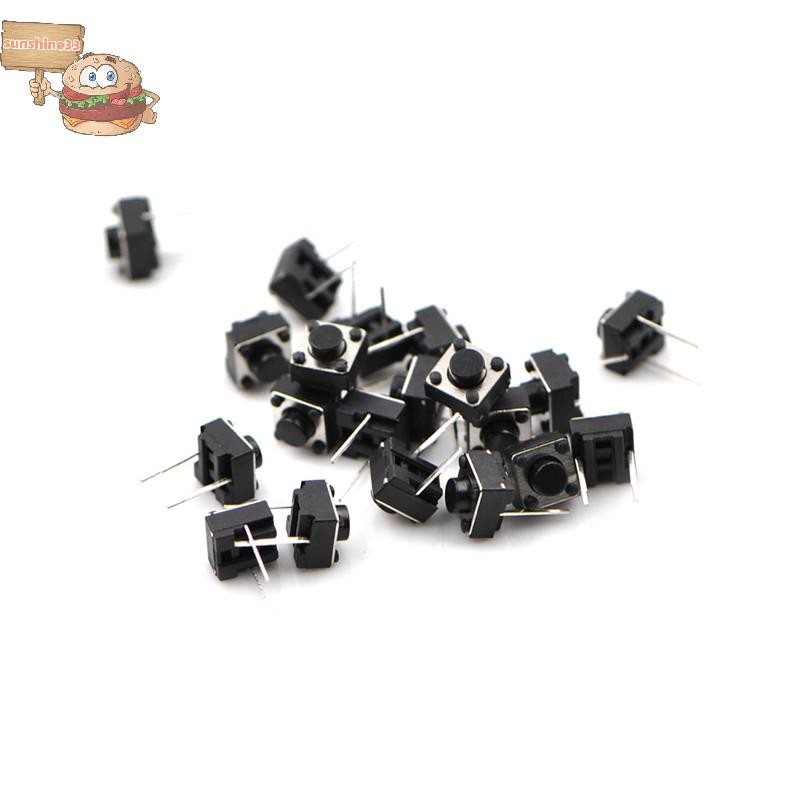 sun 20pcs 2 pins Middle Feet 6*6*5mm Switch Tactile Push Button ...