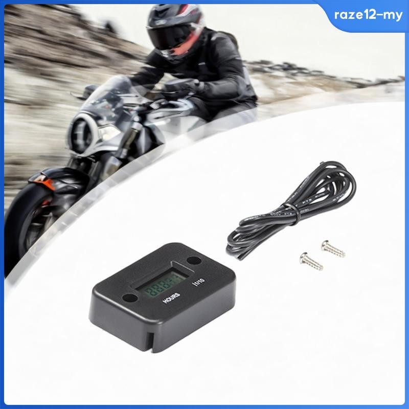 [RazecaMY] Motorcycle Hour Meter Waterproof Portable Digital Easy ...