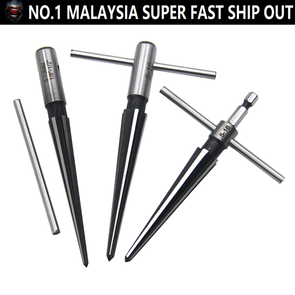 SP 3-13mm/5-16mm Round/Hex Taper Reamer Hand Metal Reamer Deburring ...
