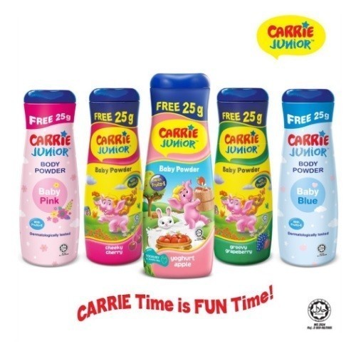 Carrie Junior Baby Powder Cheeky Cherry / Groovy Grapeberry 100g / 125g ...