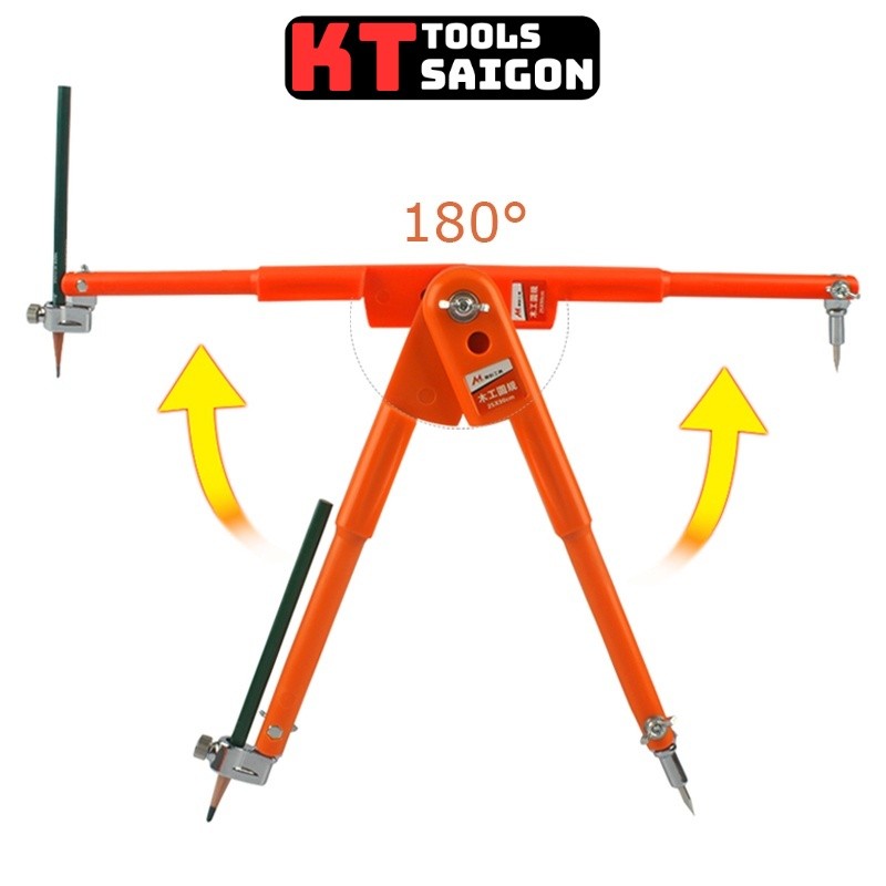 [GIVE Pen] Technical compass for drawing large circles 90 to 150cm for ...