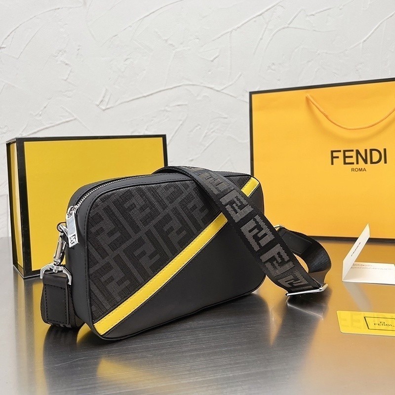 2025 premium fendi one shoulder messenger beg men beg's anti canvas ...