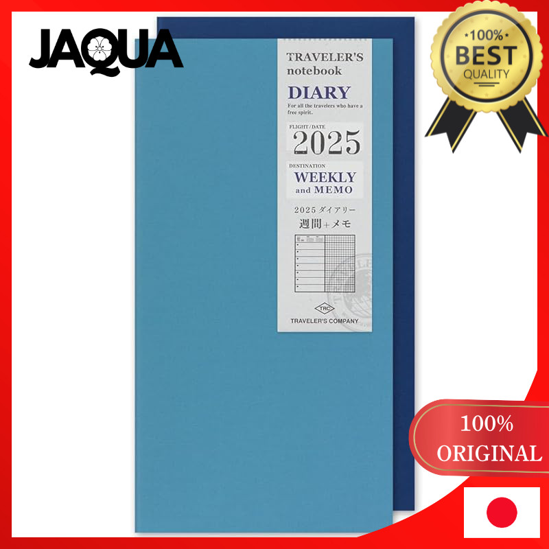 Traveler's Notebook Planner Refill 2025 A5 Slim Weekly 14482006 (Starting January 2025) | Shopee ...