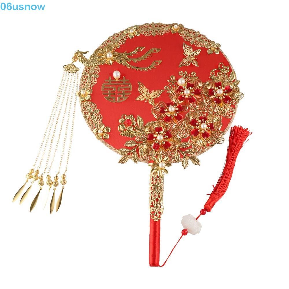 USNOW Chinese Fan Flower Circular Chinese Wedding Decorative with ...
