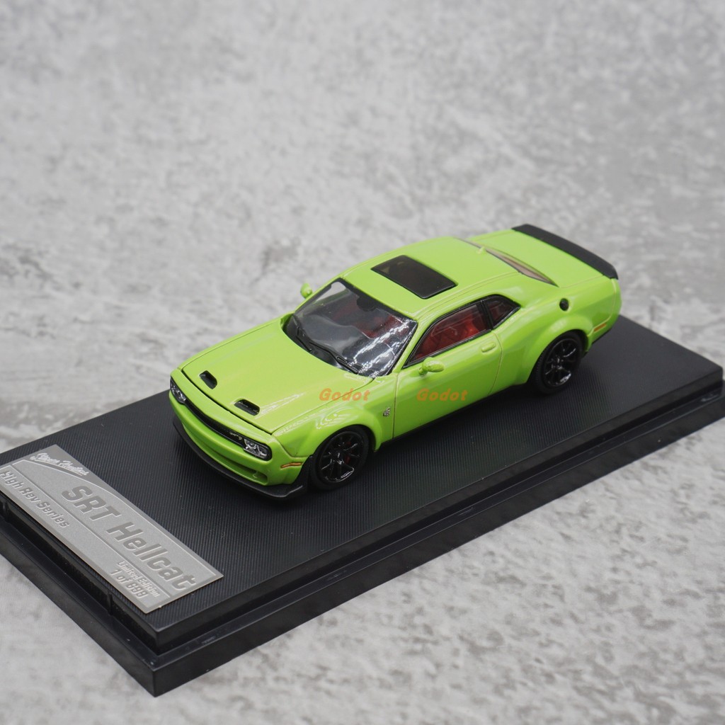 New Product 1: 64 SH Dodge Challenger SRT Hellcat Hellcat Alloy Car ...