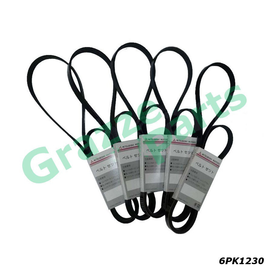 Fan Belt 6PK1230 Mitsubishi Attrage A13A Mirage A03A 1.2 | Shopee Malaysia