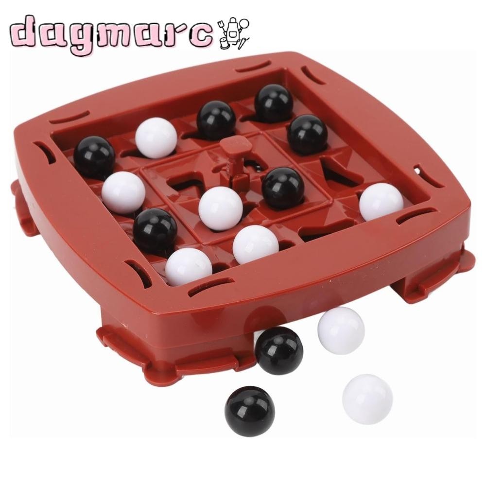 DAGMARC Logic Chess Track Game, IQ Skill Development Black White Chess ...