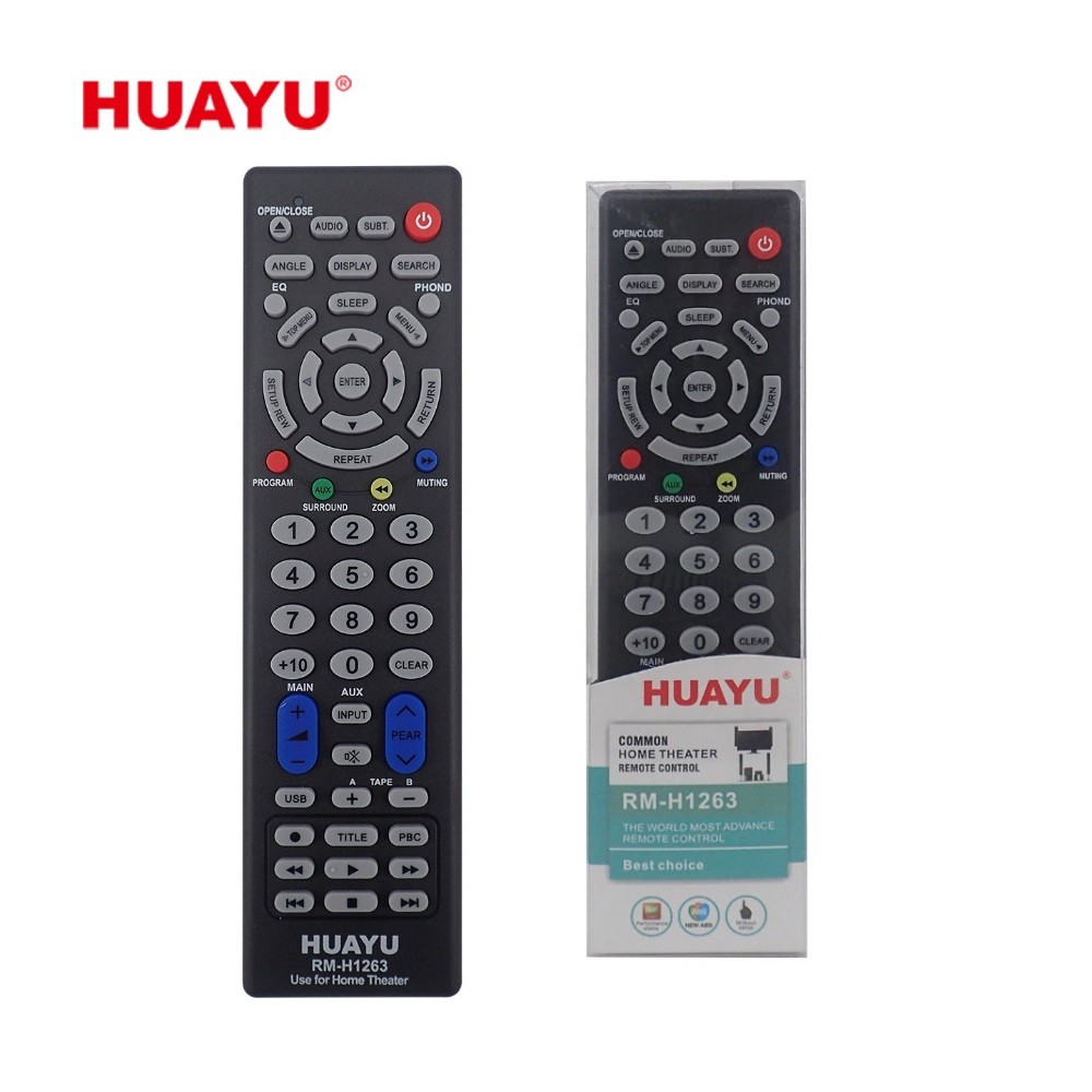 HUAYU RM-H1263 Home Theater DVD Blue Ray All in 1 Universal Remote Control | Shopee Malaysia