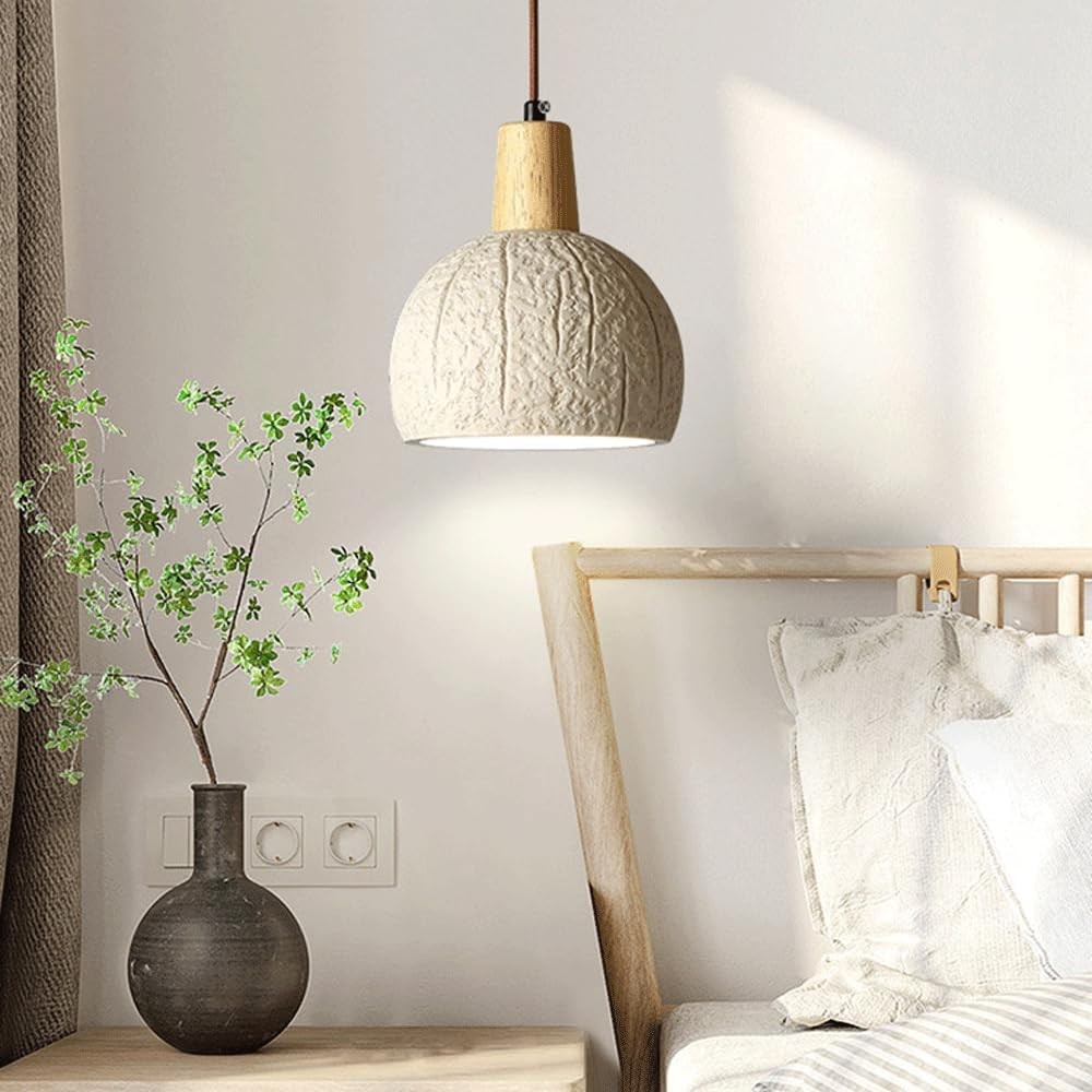 Minimalist Cement Pendant Lamp Concrete Hanging Light Ceiling Light ...