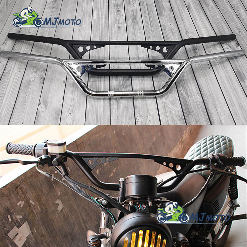 Retro Motorcycle 22mm 25mm Handlebars 7/8'' 1'' Handle Bar for Cafe ...