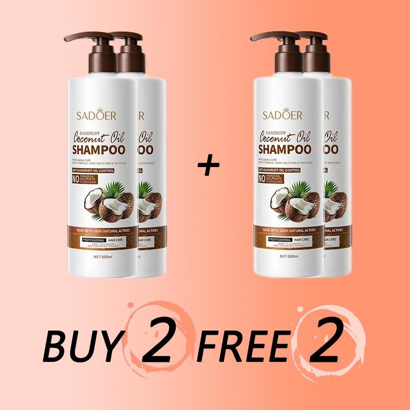SADOER Coconut Oil Nourishing Dandruff Shampoo Haircare 500ml | Shopee Malaysia