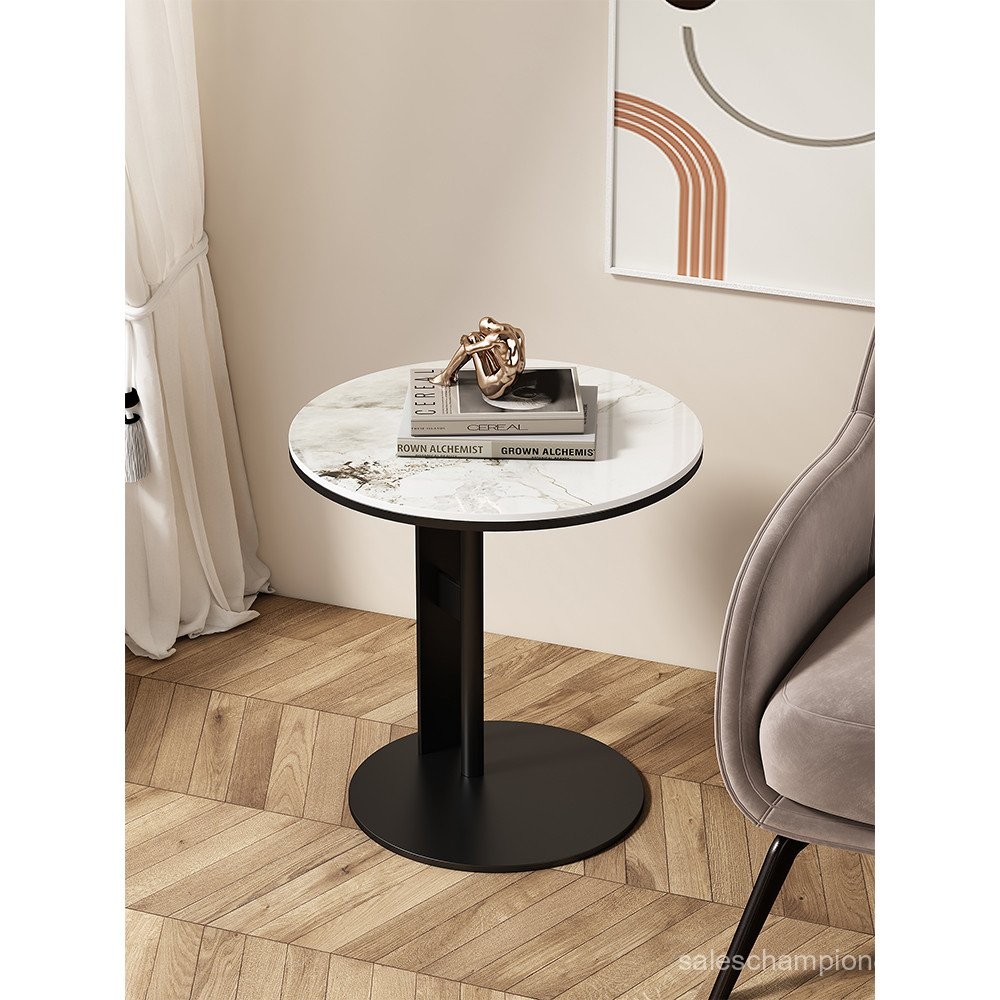 Light Luxury Movable Small Coffee Table Sofa Slate Side Table New Style ...