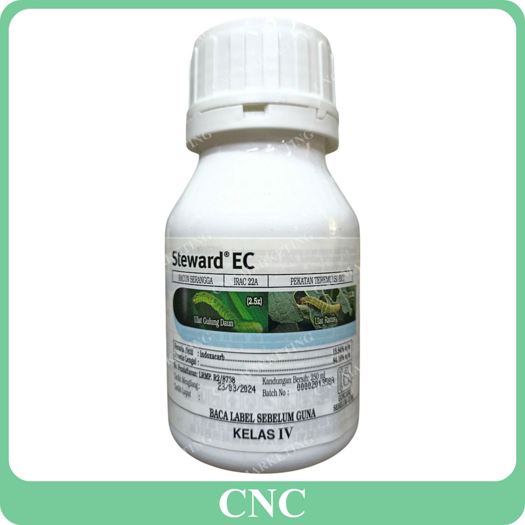 250ML Steward EC FMC Indoxacarb 15.84% Racun Serangga Insecticide Ulat ...