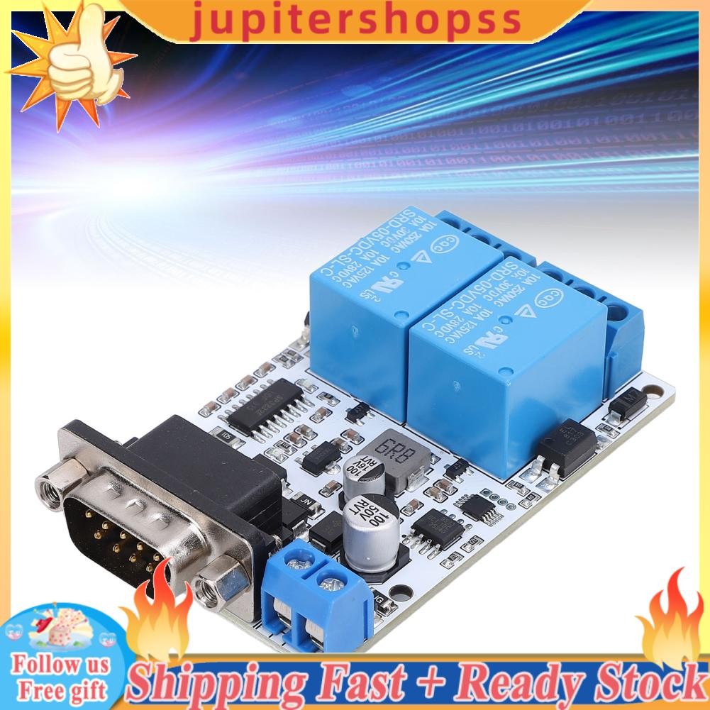 Jupitershopss 2 Channel Relay Module Safety Protection Switch Board ...