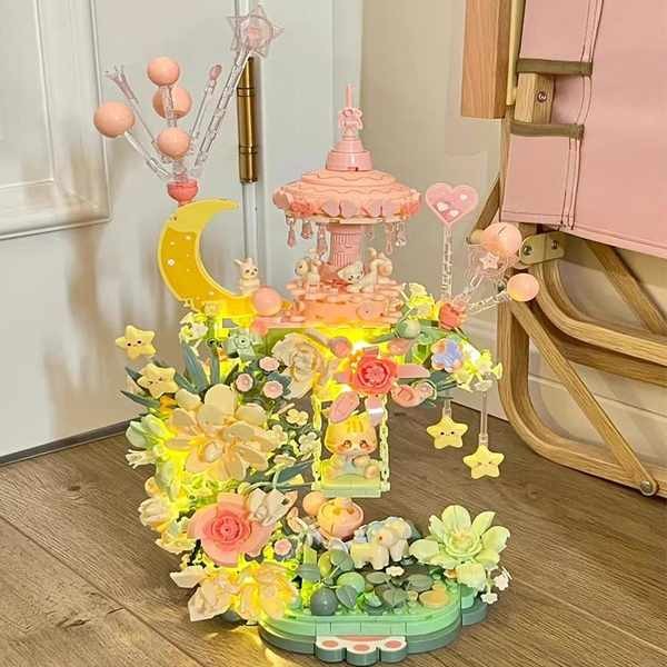 lego flower bouquet lego brick 2024 Blok Binaan Siri Gadis Baharu Bunga ...
