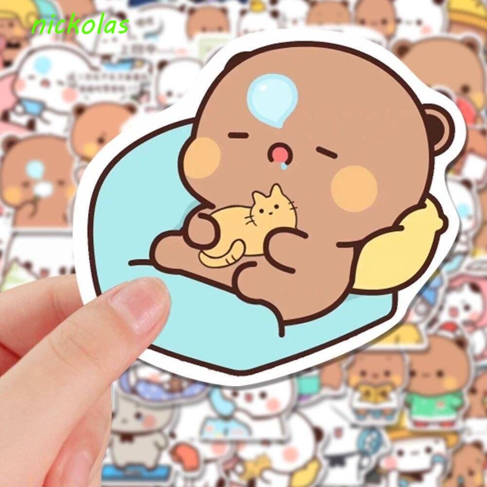 NICKOLAS Bubu And Dudu Stickers, Little Panda Funny Bubu Dudu Panda ...