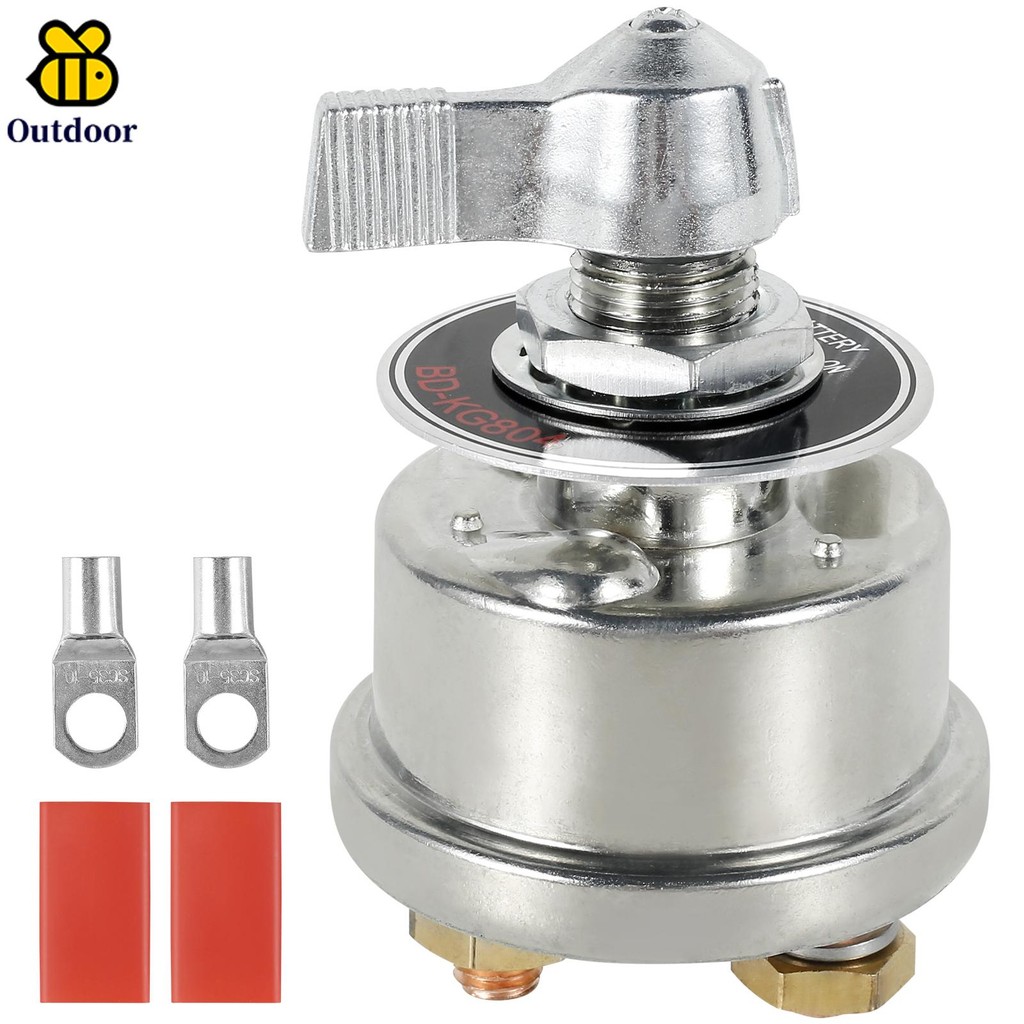 Battery Disconnect Switch 12V/24V Safe Switch Power Cut Off Isolator ...