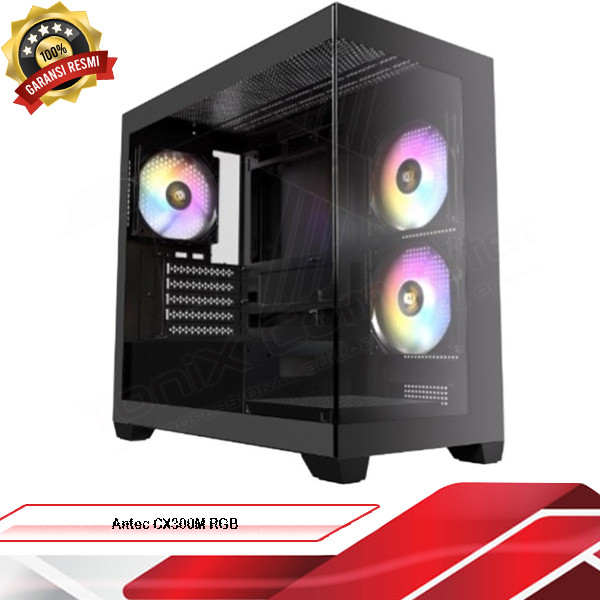 Antec CX300M RGB Mini Tower Gaming Case PC Gaming Casing | Shopee Malaysia
