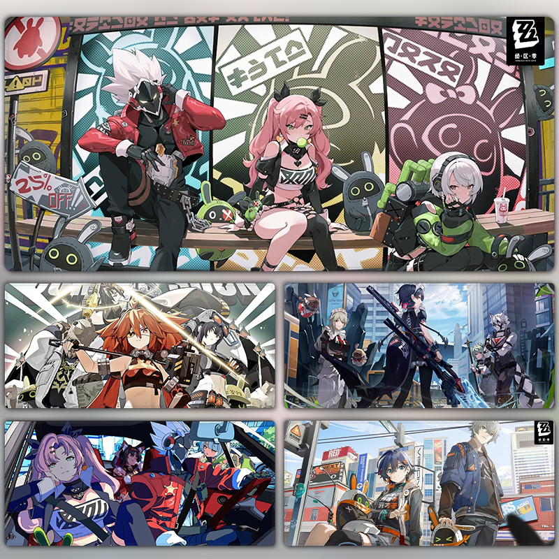 Zenless Zone Zero Mouse Pad Large Hoshi Anime Gaming Desk Pads Anby ...