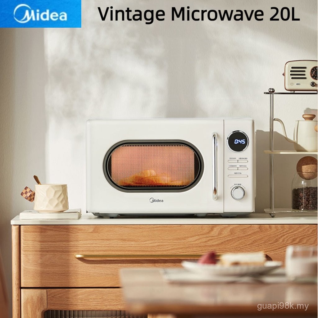 Midea Retro Microwave Oven 20L Visual Digital electric oven M2F Small ...
